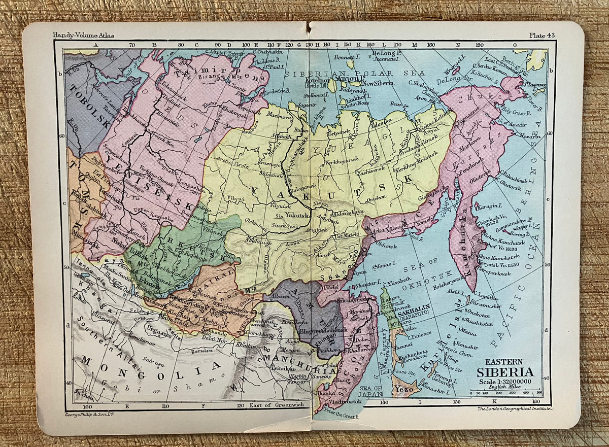 Map of Eastern Siberia – The Map Man